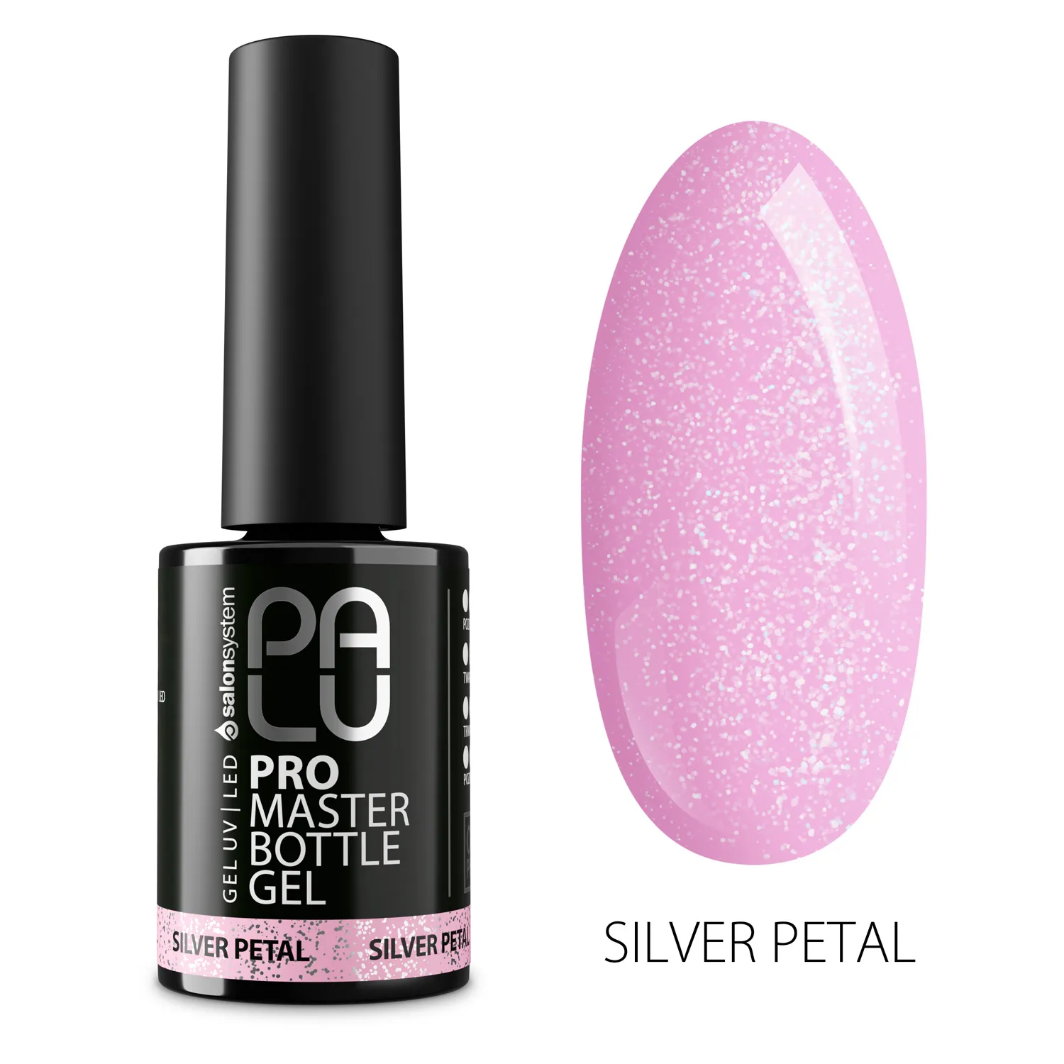 PALU PRO MASTER BOTTLE GEL SILVER PETAL /11g – PALU COSMETICS